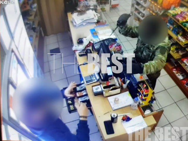 ΒΙΝΤΕΟ ΝΤΟΚΟΥΜΕΝΤΟ από την ένοπλη ληστεία με μαχαίρι, σε μίνι μάρκετ ...