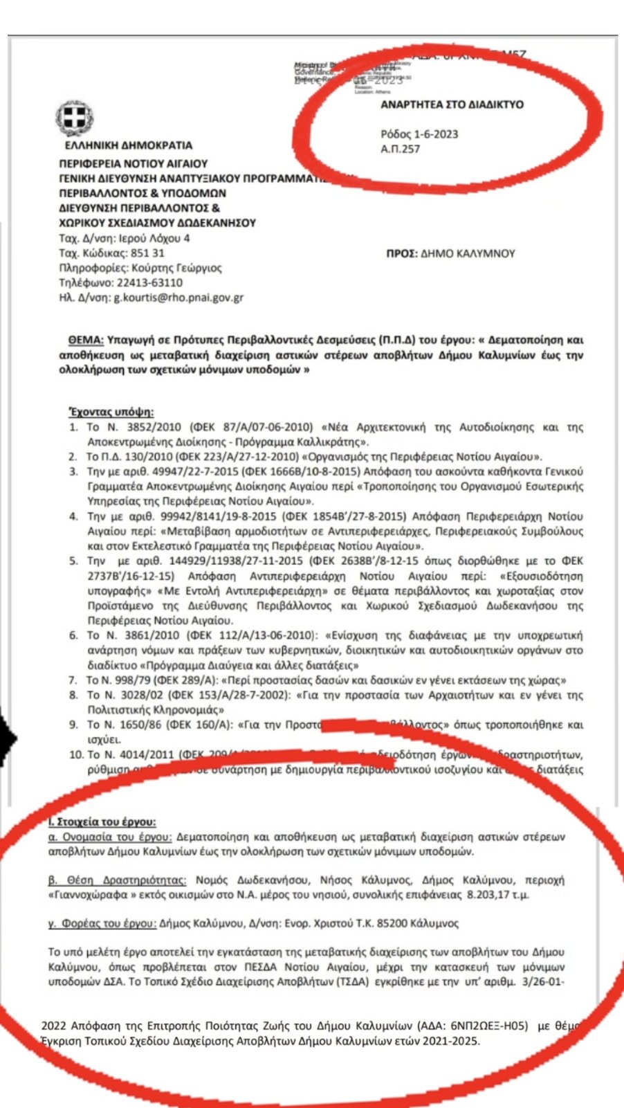 Απάντηση Δήμου Κω στον πρόεδρο του ΦοΔΣΑ: Η εμμονή για στοχοποίηση της ...
